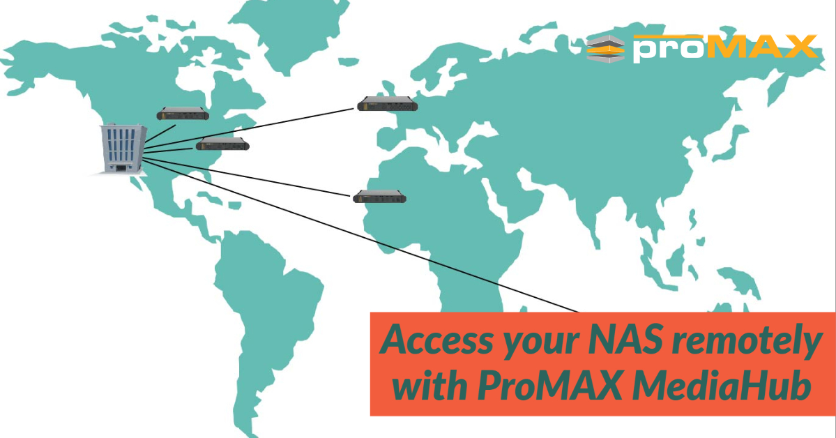 Access your NAS remotely with a ProMAX MediaHub